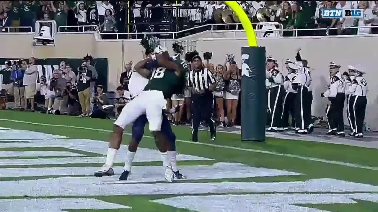 Top Plays: Felton Davis III vs. Utah State | Michigan State | Big Ten ...