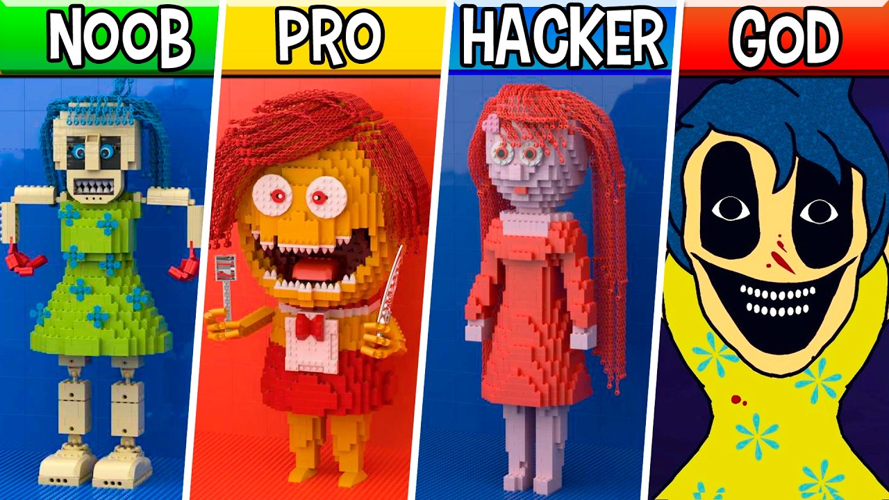 LEGO ALL Characters in Inside Out 2 & 3 (COLLECTION №1) : Noob,Pro ...