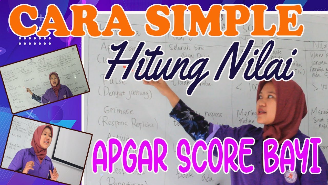 CARA SIMPLE HITUNG NILAI APGAR SCORE BAYI !! - YouTube