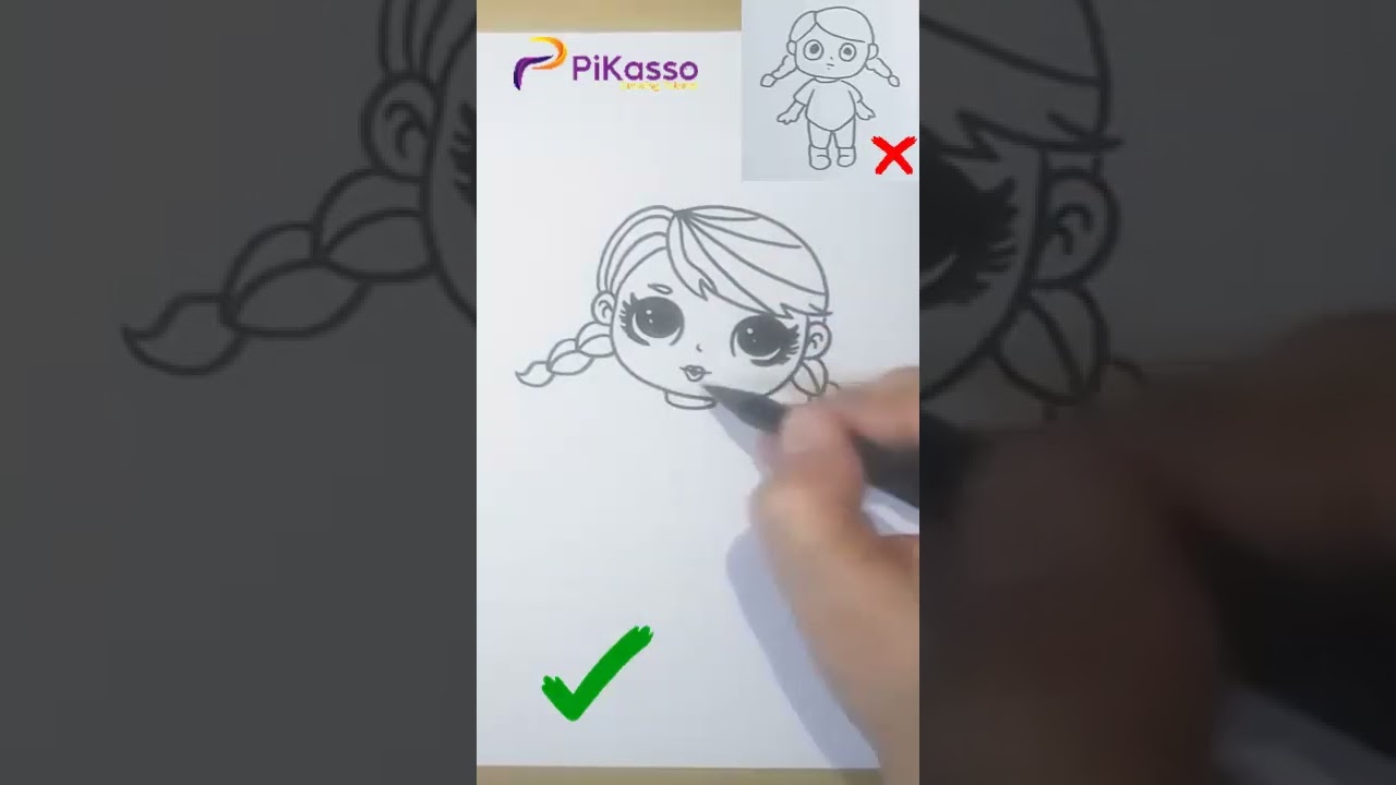 How to Draw LOL Surprise Dolls in The Right Way - YouTube