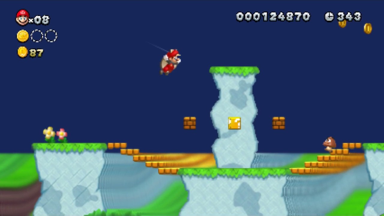 The First NSMBU Custom BG - "Blue" - YouTube