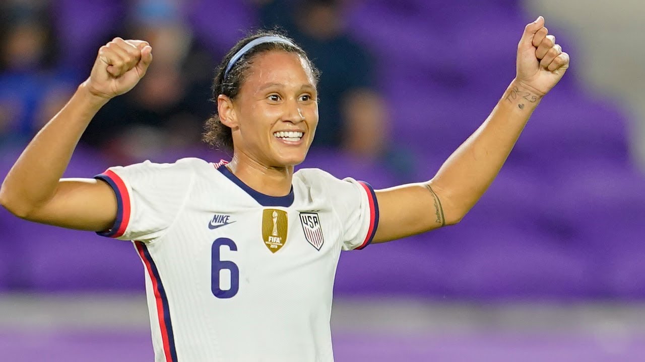 USWNT vs. Colombia: Lynn Williams Goal - Jan. 22, 2021 - YouTube