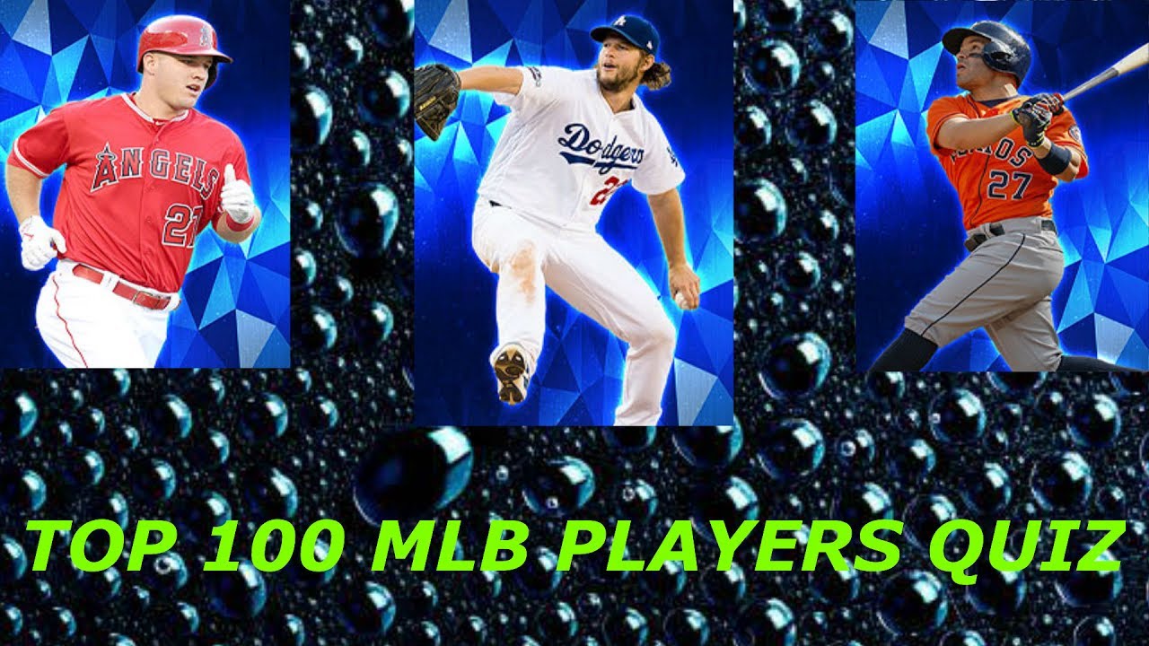 TRY TO GUESS THE TOP 100 BASEBALL PLAYERS QUIZ!!!! - YouTube