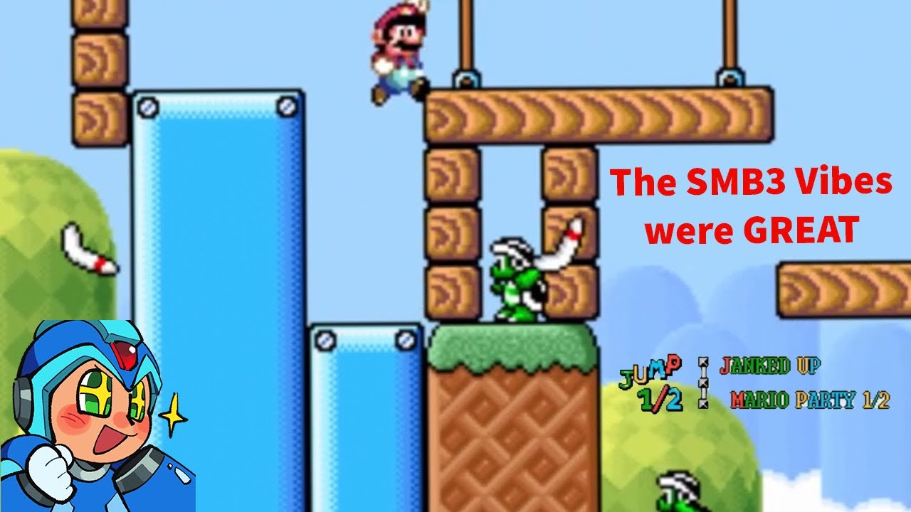 [5] Death Pits Aplenty and Tricky Jumps | Super Mario World: Jump 1/2 ...