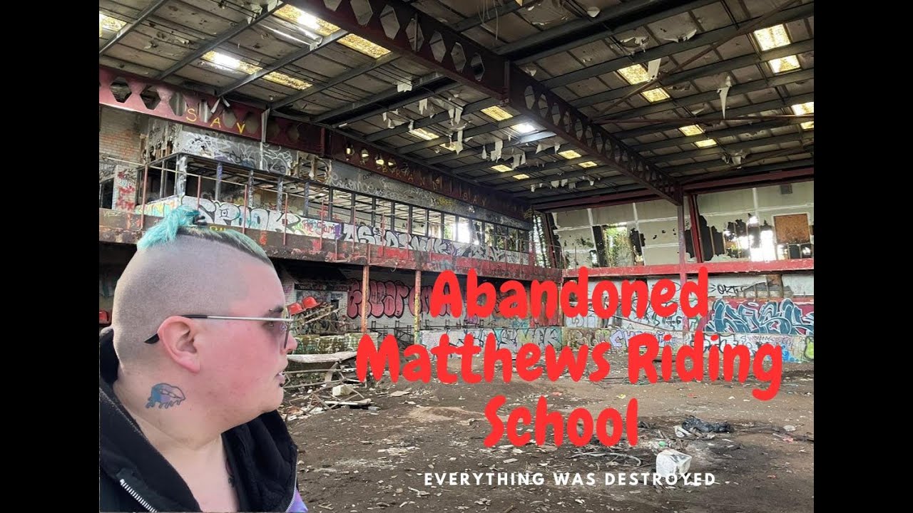 Everything Was Destroyed At Abandoned Matthews Riding School - YouTube