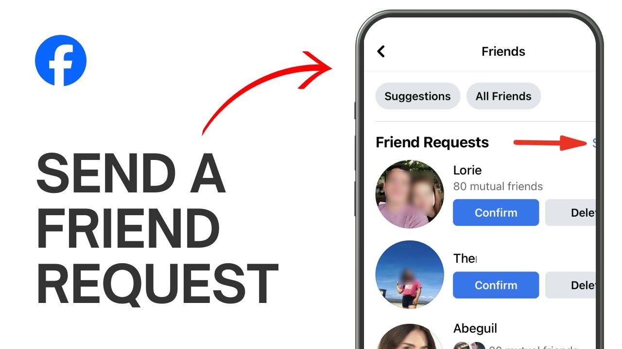 How to Send a Friend Request on Facebook - YouTube