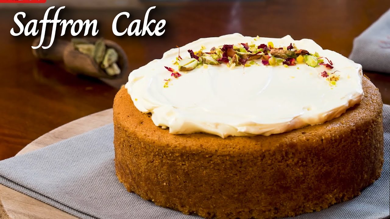 Saffron Cake Recipe made from Aashirvaad Atta | Wheat Flour Recipes ...