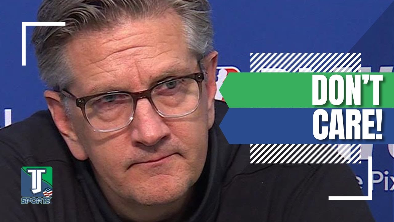 Chris Finch SAYS he and his team DON'T CARE about the Timberwolves ...