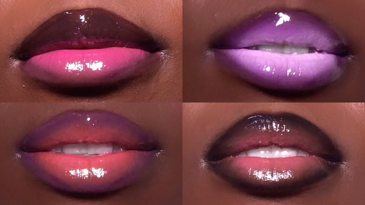Fun & easy ombre lipgloss tutorial|stepbystep tutorial prt3 | beginners ...