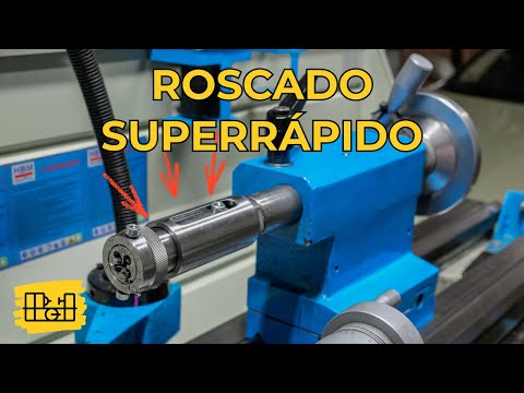 ¿Sabías que podías roscar así en el torno? Dispositivo ROSCADOR con terraja para TORNO y TALADRO