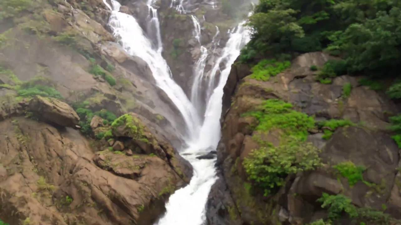 Doodh Sagar Water Fall, Goa - YouTube