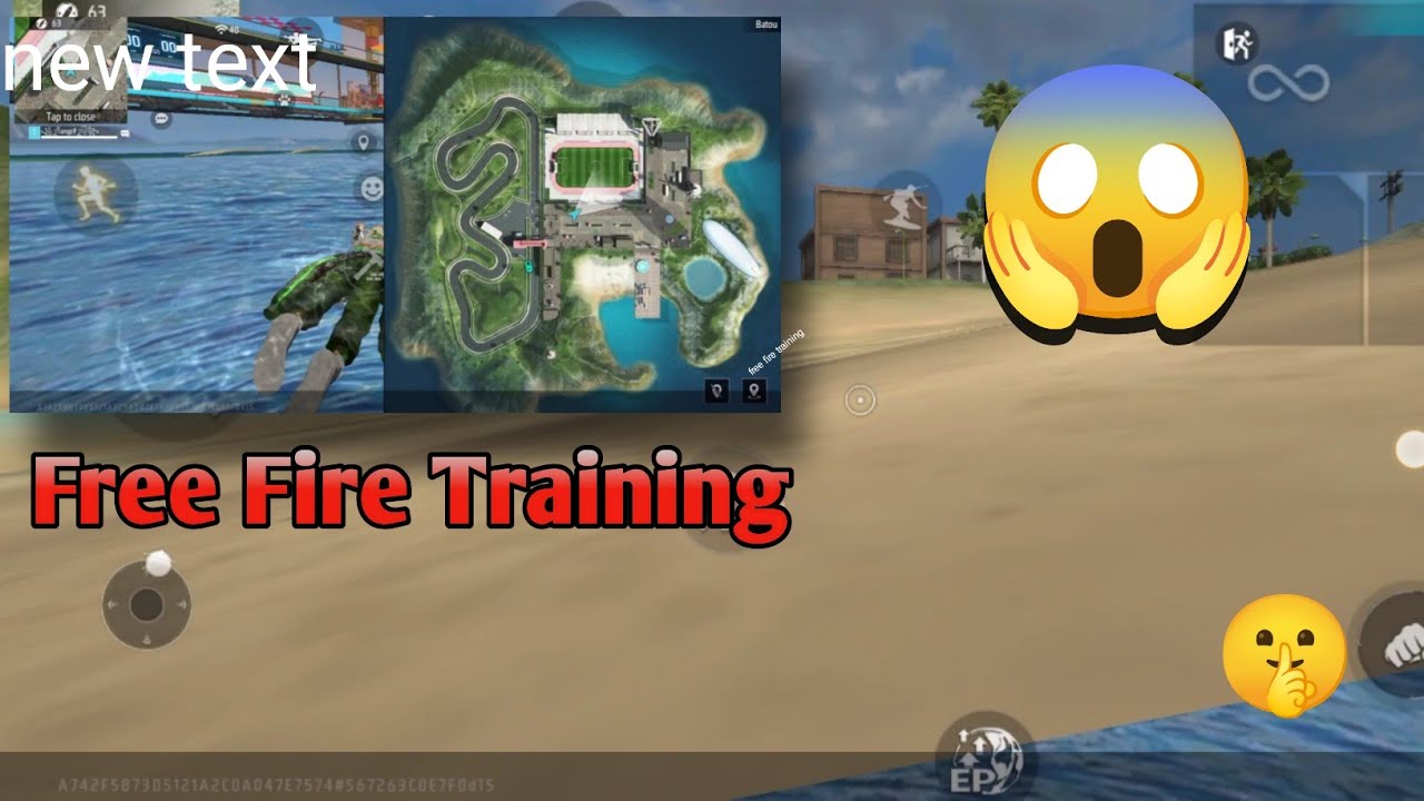 FREE FIRE TRAINING MODE TRICK! HOW TO CLIMB TRAINING MODE HOUSE ROOF ...