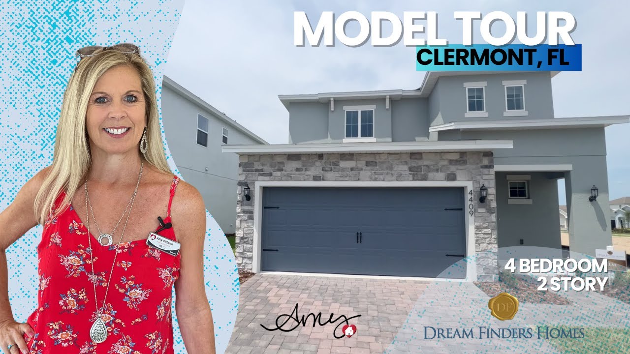 Clermont, FL | Model Home Tour | Dreamfinders | Hartwood Landing - YouTube