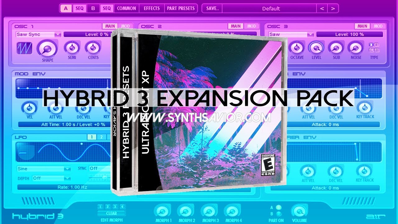 [FREE] Hybrid 3 Presets | Ultraviolet XP | VST Sound Pack - YouTube