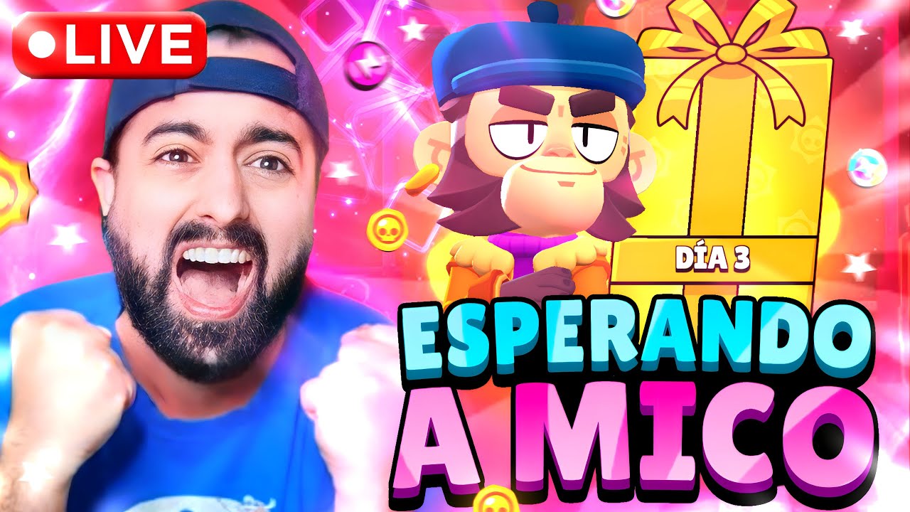 ESPERANDO A MICO! BRAWLER GRATIS DÍA 3 BRAWLIDAYS - FELIZ 5 ANIVERSARIO ...