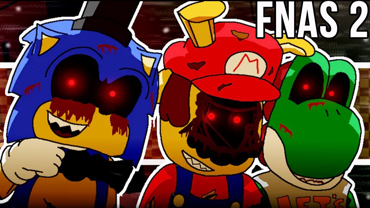 THERE'S SO MANY OF THEM!! *ALL NEW* FNAS 2 2.0 UPDATE - NIGHTS 4 5 ...