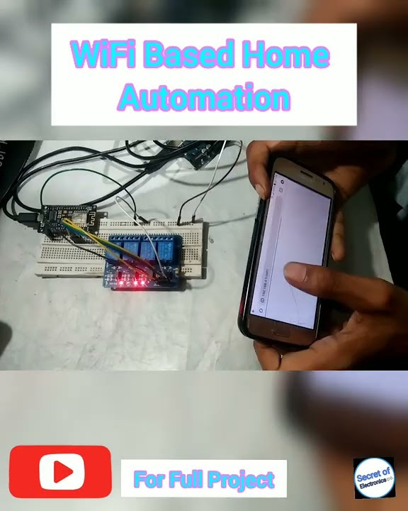 Wi-Fi based Home automation - YouTube