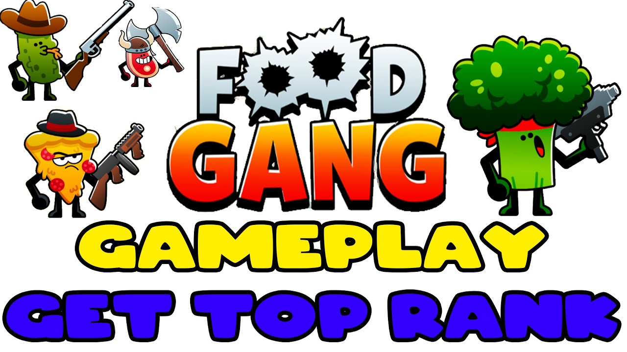 FOOD GANG GAMEPLAY !! GET TOP RANK №1 !! With ALL SECRETS !! ANDROID ...