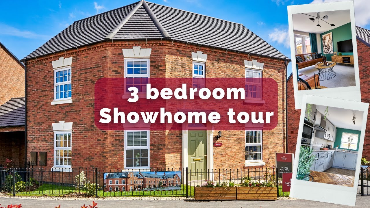 3 bedroom new build house tour - YouTube