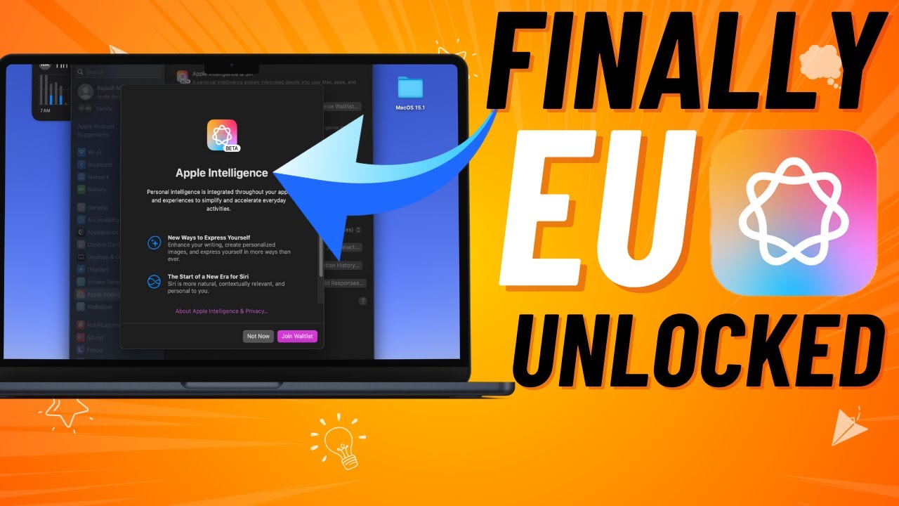 How to Get Apple Intelligence in EU on Mac - YouTube