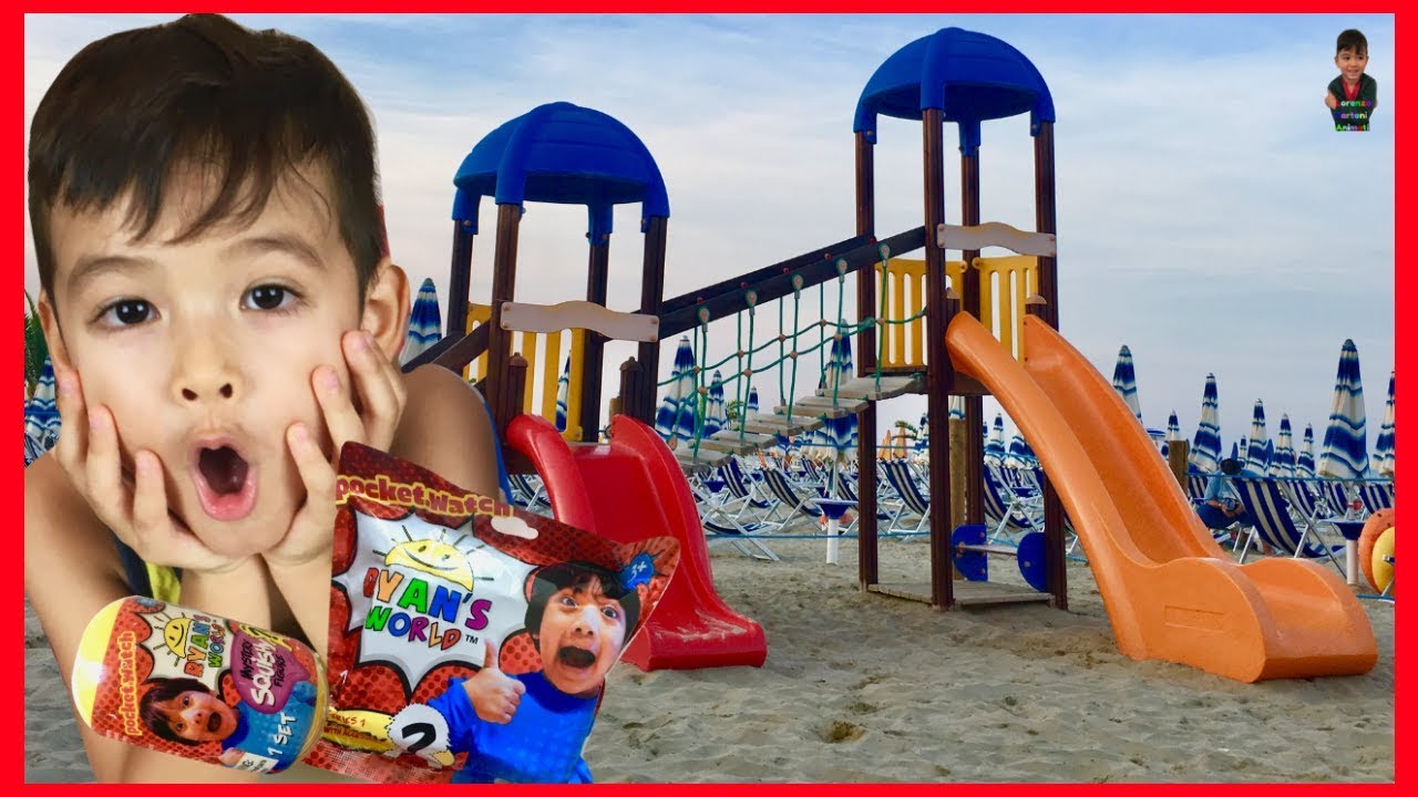 Ryan's World Toy at The Playground | Enjoy Play with Lorenzo | Ryan's ...