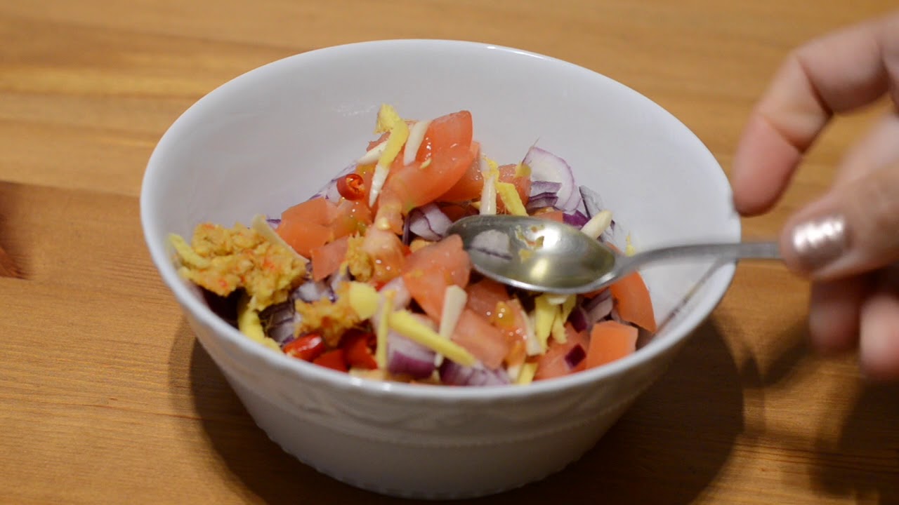 Badam Sadeko - Nepali Style (Peanuts Salad) - YouTube