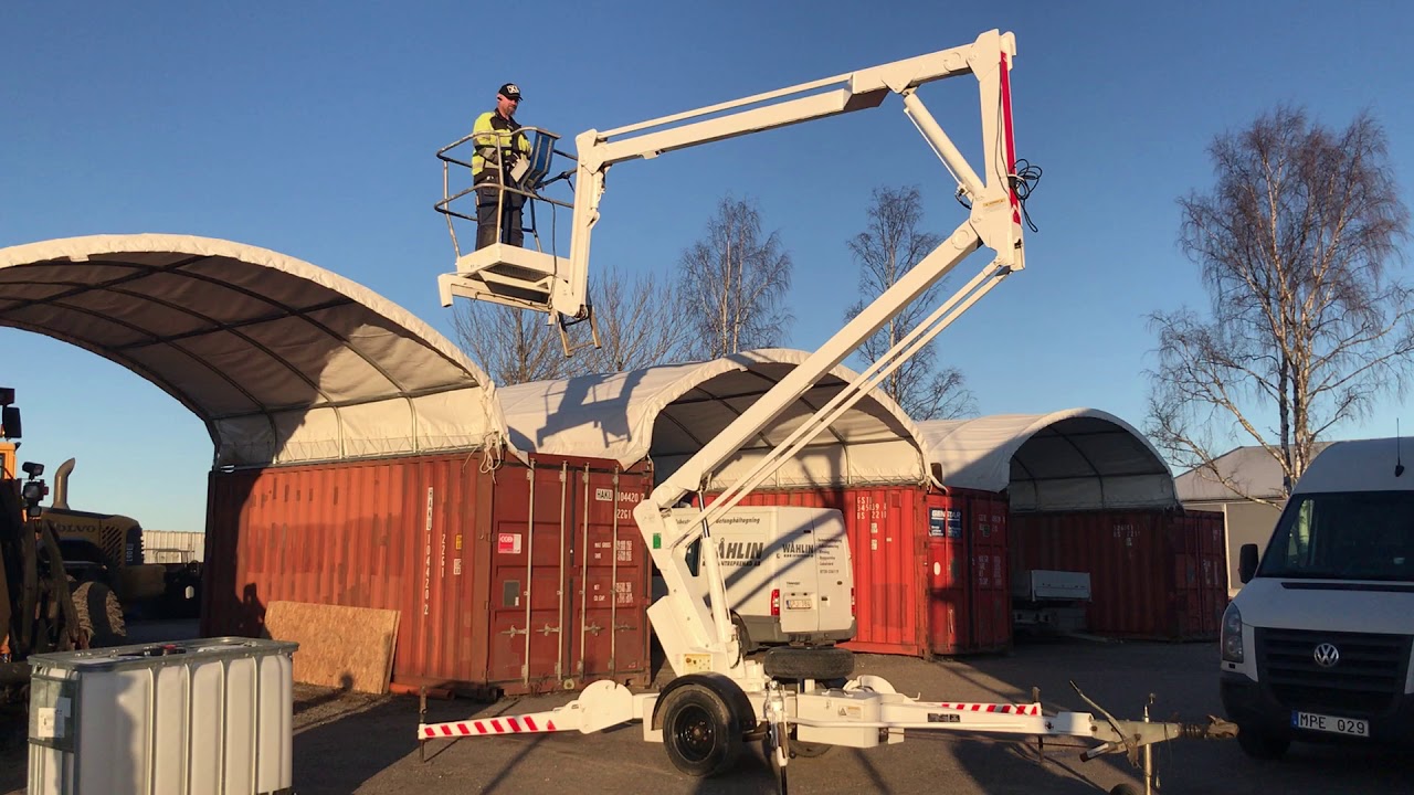 Köp släpvagnslift Upright TL38 på Klaravik.se - YouTube