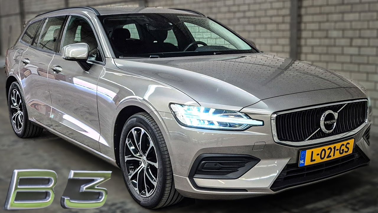 Volvo V60 B3 163PK Momentum Advantage |Pebble Grey Metallic - YouTube