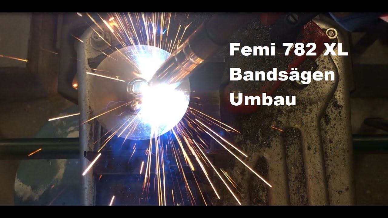 Femi 782XL Metallbandsäge aufmotzen Pimp up a Femi 782XL Band Saw - YouTube