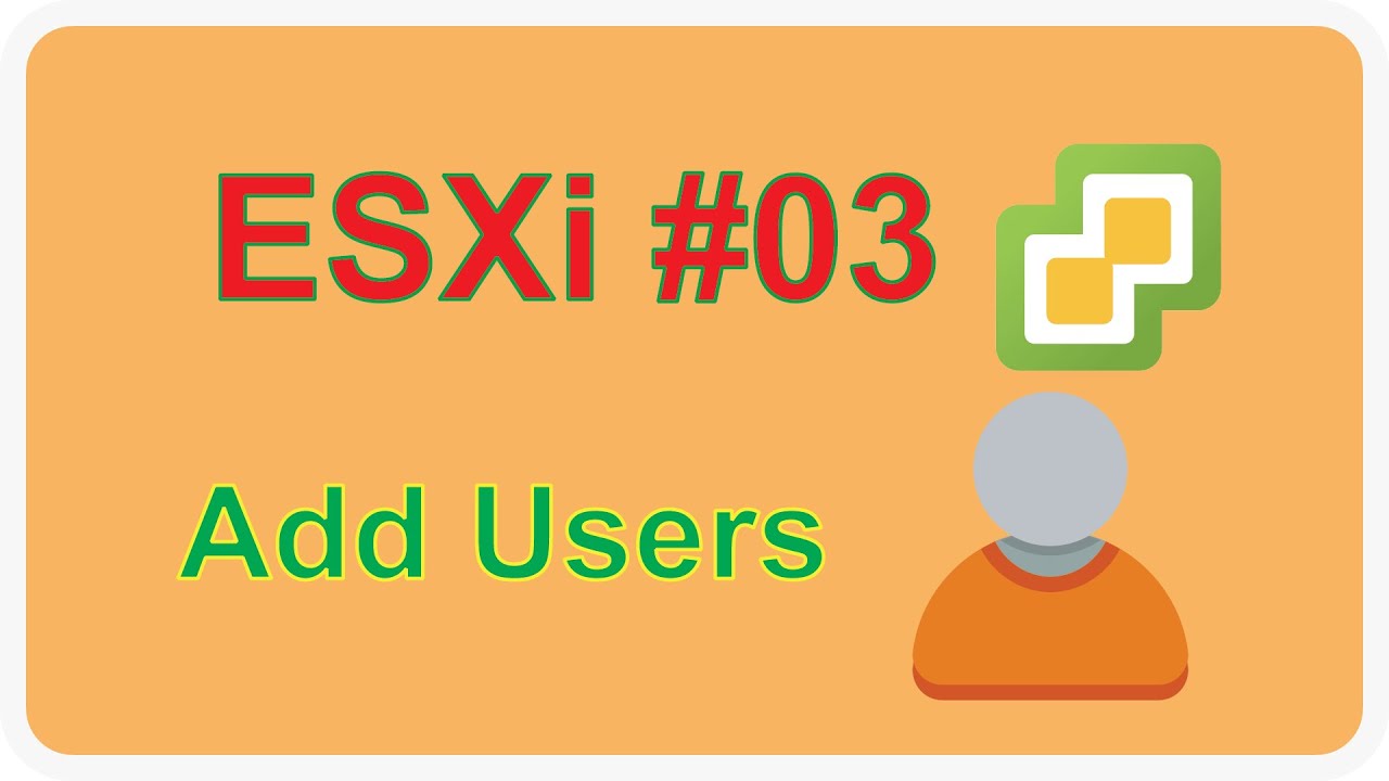Hướng dẫn thêm User quản lý + add KEY VMware ESXi #tips Series hướng ...