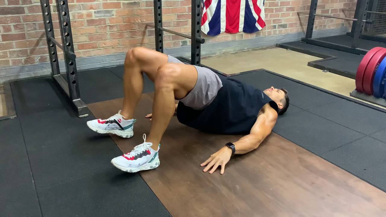 Glute-Ham Bridge Walks | The Fitness Maverick Online Coaching - YouTube
