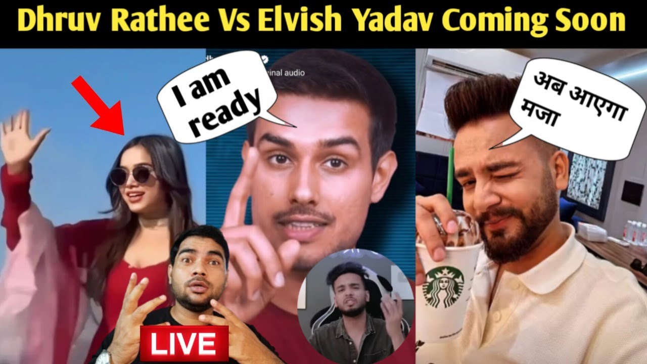 Elvish Yadav Roast Dhruv Rathee Coming Soon Manisha Rani ने मांगे पवन