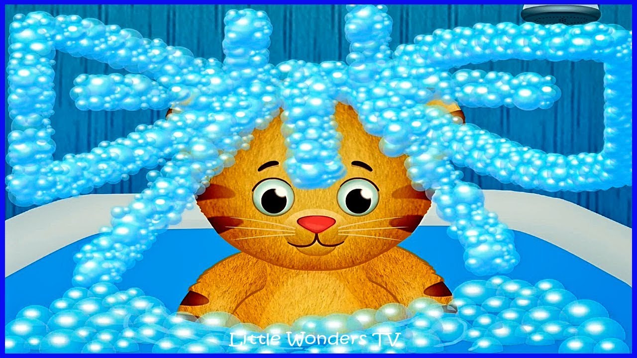 DANIEL TIGER BATHTIME | Daniel Tiger's Neighborhood Day & Night App ...
