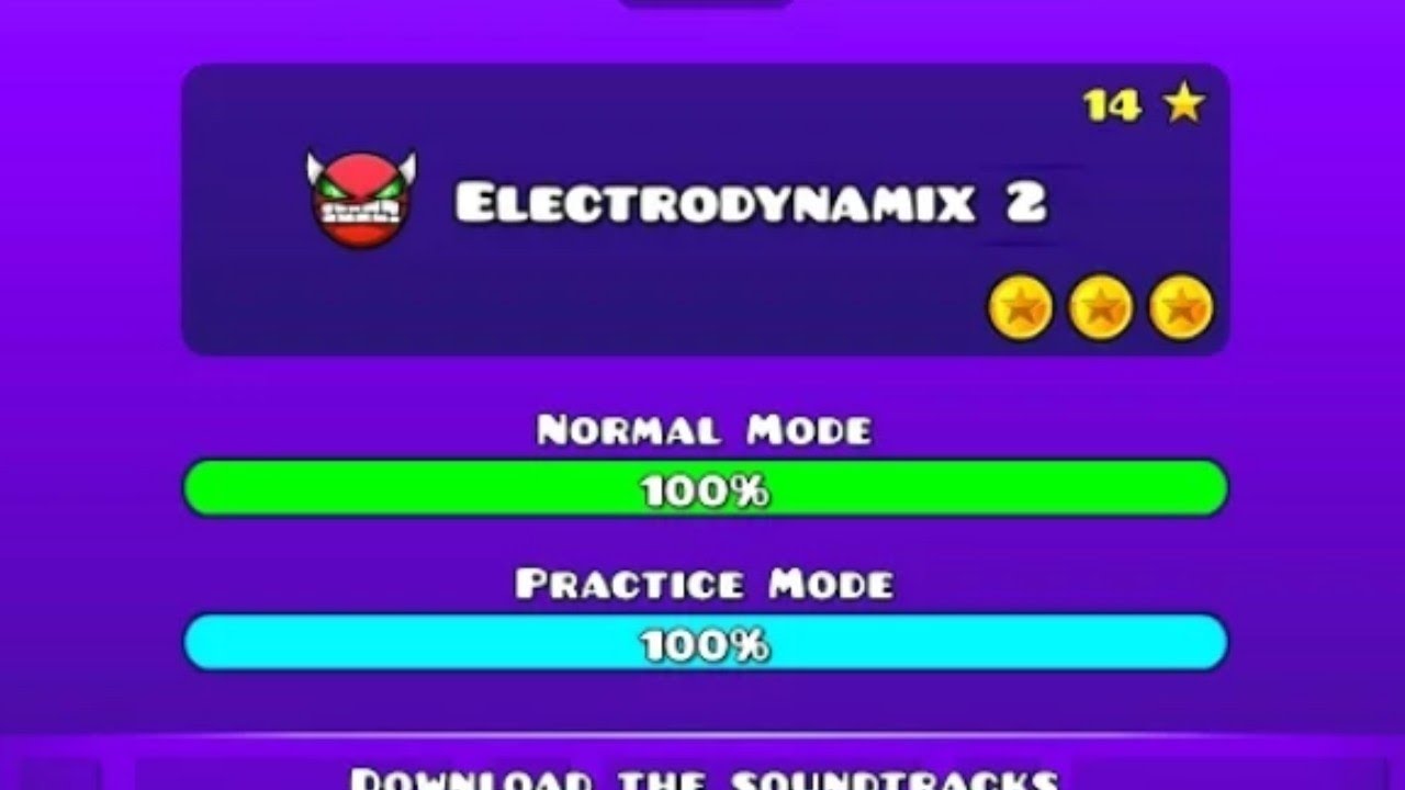 "Electrodynamix 2" 100%Completed (Fan Made) | Geometry Dash 2.2 - YouTube