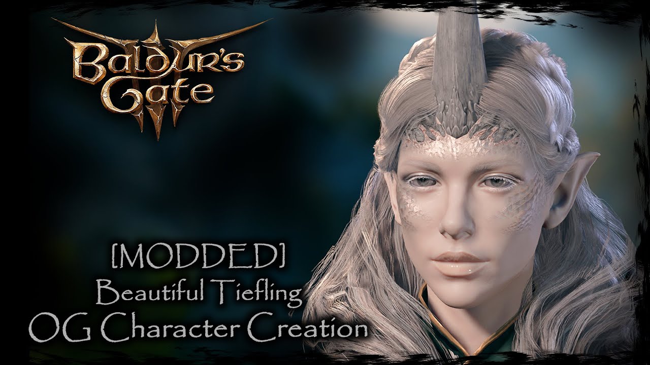 BALDUR'S GATE 3 || Beautiful Tiefling [Original Character #62] - Female ...