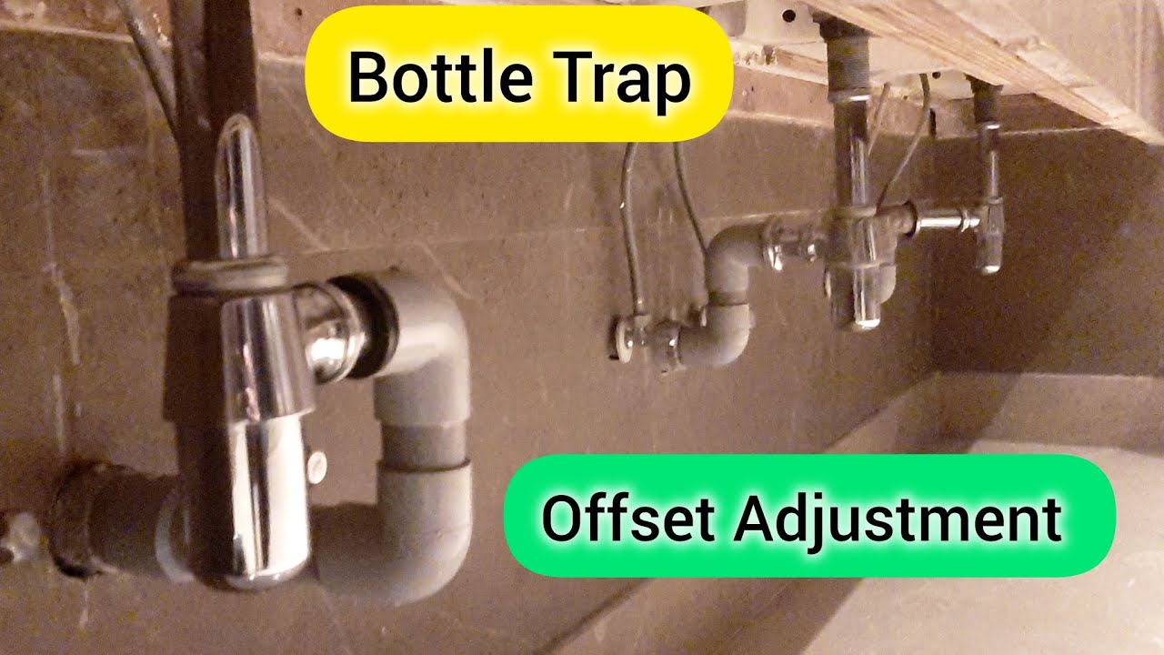 Bottle Trap Drain Alignment issue | Plumbing Problems | Bathroom ...