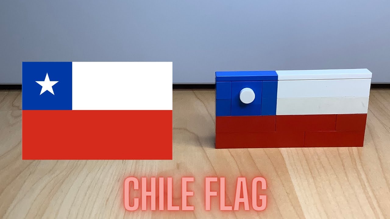 How to build a Lego Chile flag - YouTube