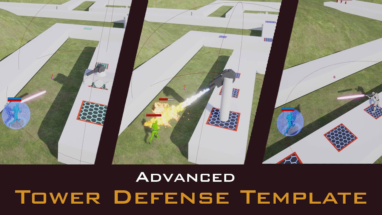 Advanced Tower Defense Template (Unreal Engine Marketplace) - YouTube