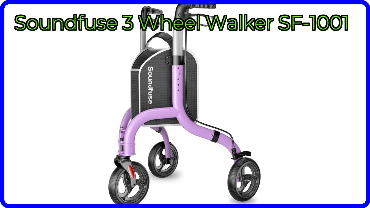 REVIEW: Soundfuse 3 Wheel Walker SF-1001. ESSENTIAL details. - YouTube