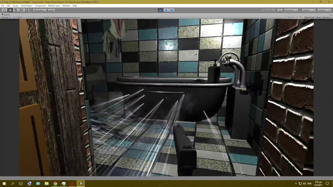 Unity 5.5 - Water hose effect - YouTube
