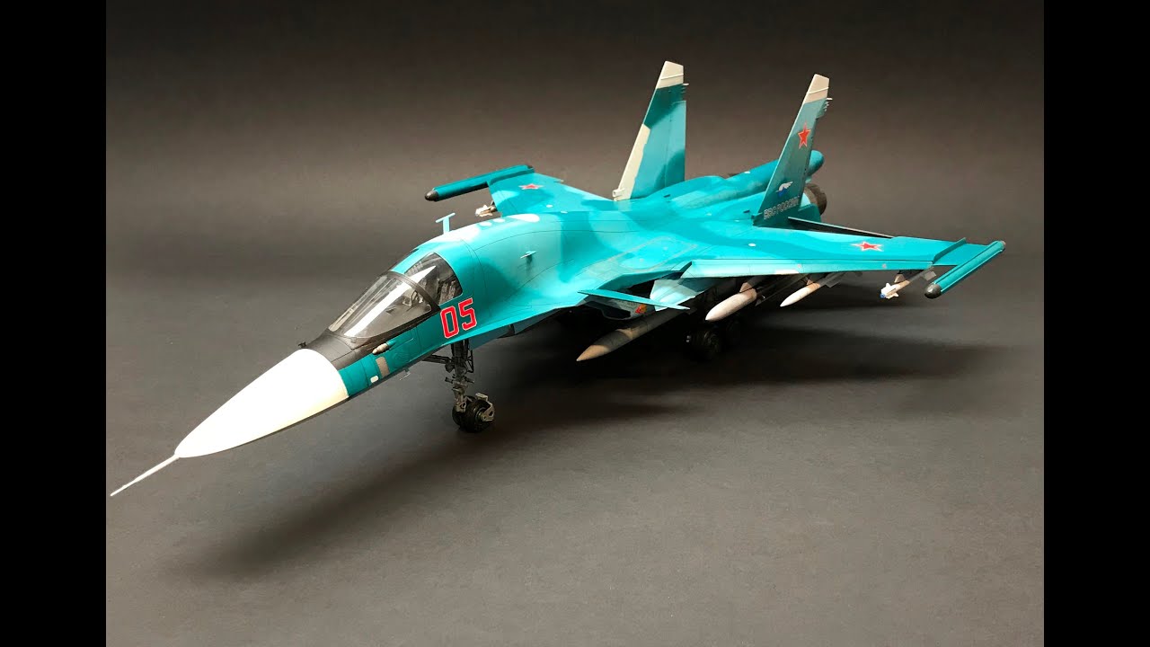 SU 34 Fullback 1/48 (Hobby Boss) - YouTube