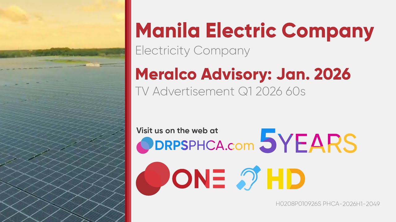 Meralco Advisory (January 2026) TV Ad Q1 2026 60s [CC/HD] - YouTube