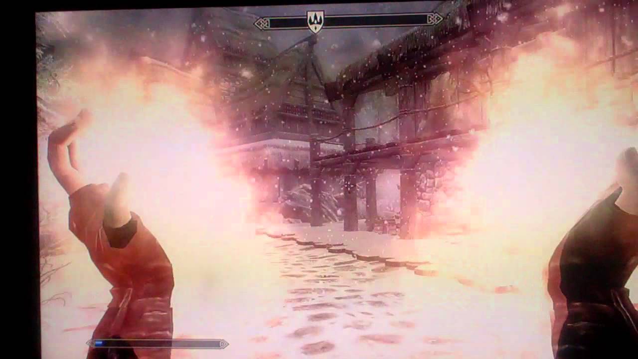 Fire Storm Skyrim ( First Person) - YouTube