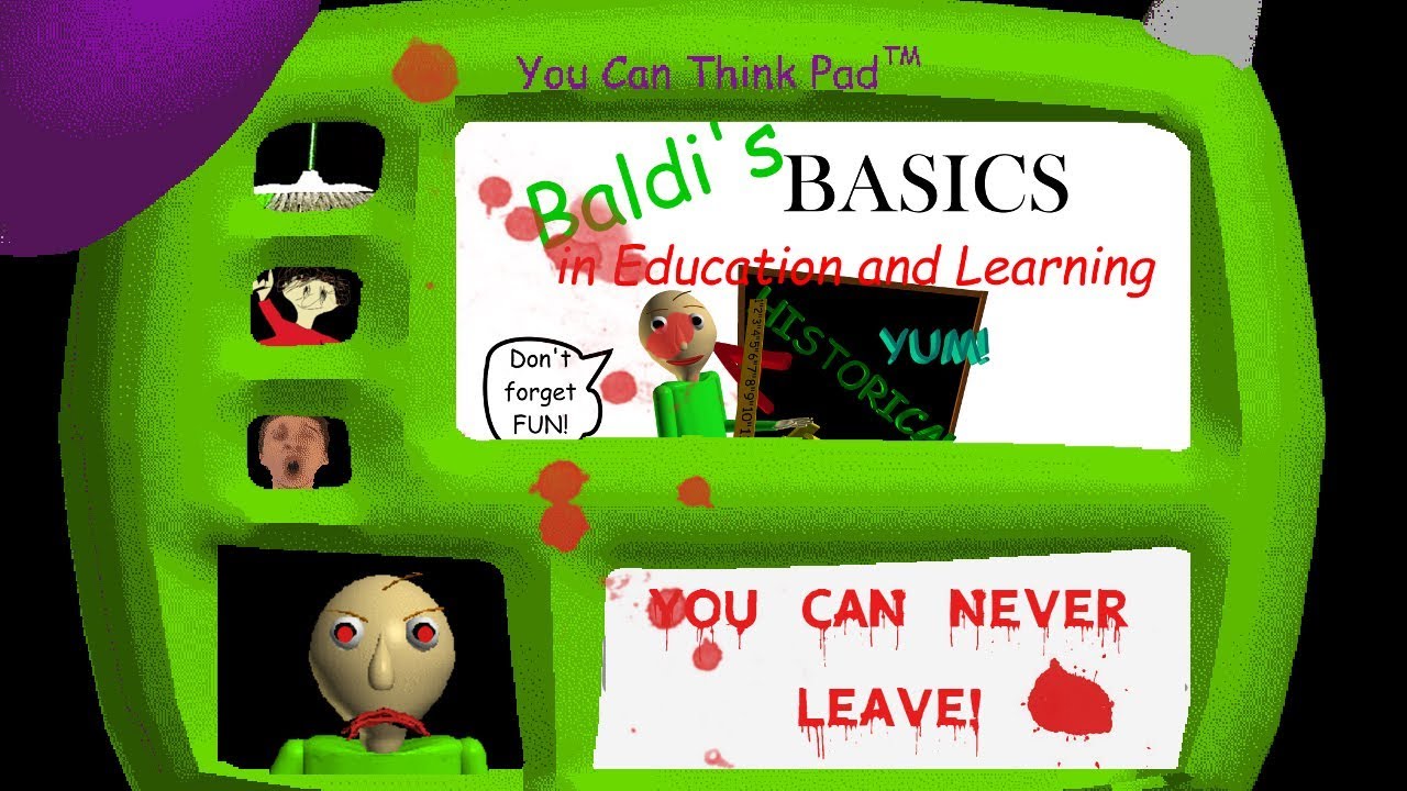 THIS GAME IS LOUD!: Baldi's Basics - YouTube