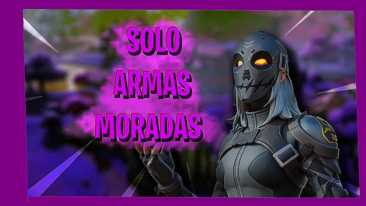 INTENTANDO GANAR SOLO CON ARMAS MORADAS - YouTube