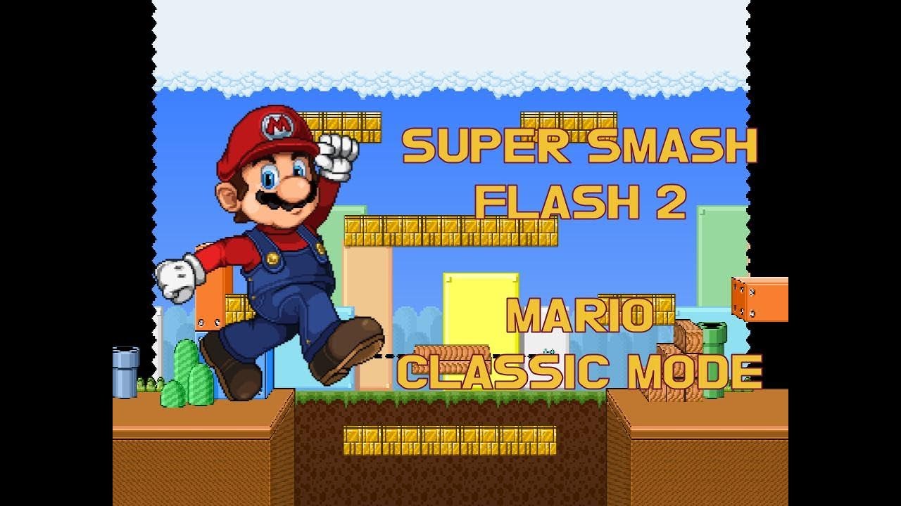 Super Smash Flash 2: Mario Classic Mode - YouTube