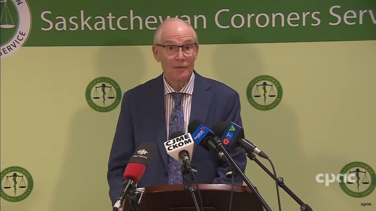 10:30 CST / 12:30 ET: Saskatchewan Coroners Service provides update on ...