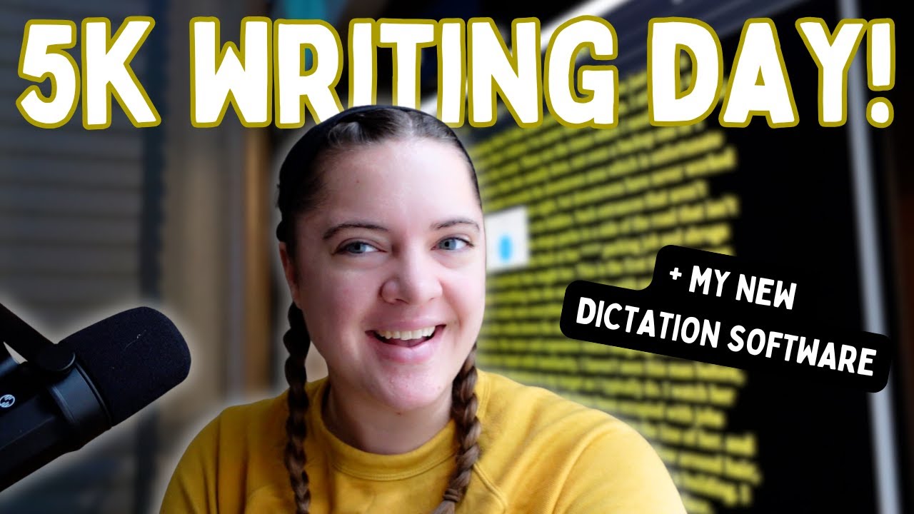 nanowrimo writing vlog | 5k word day, new dictation tool and technical ...