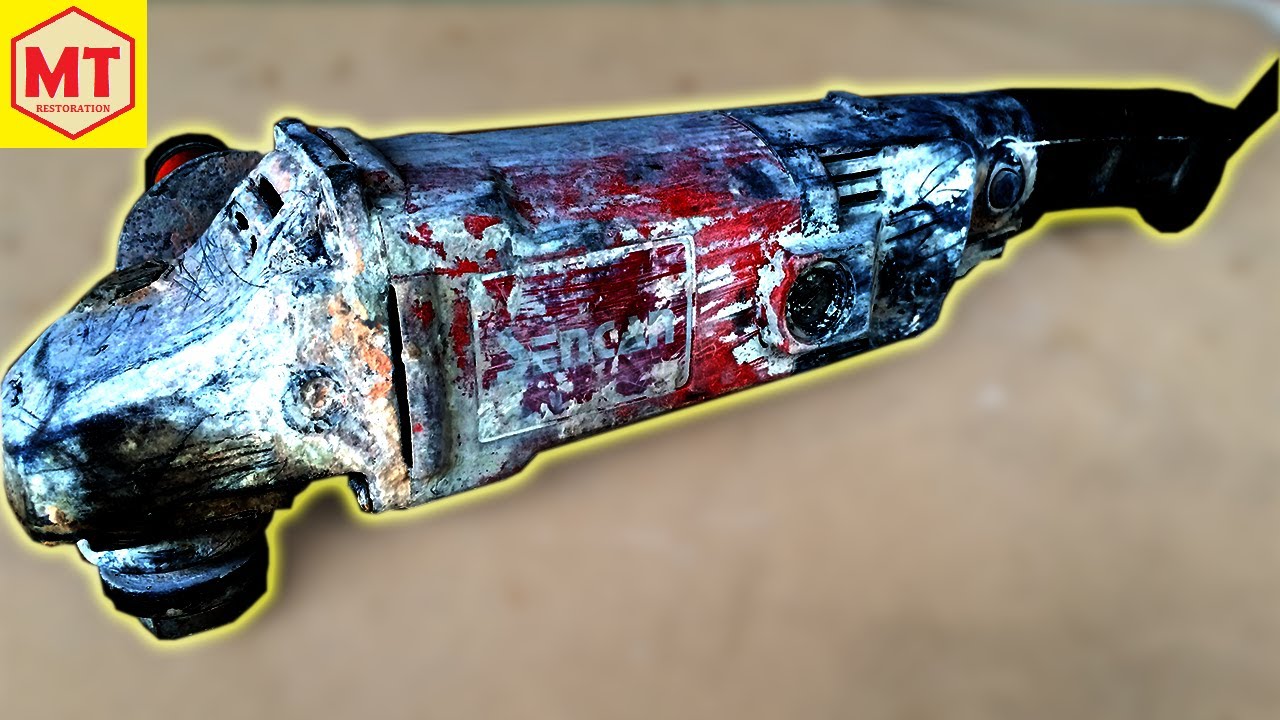 RESTORATION -The Most Exploded & Rusty Angle Grinder | Restore Old ...