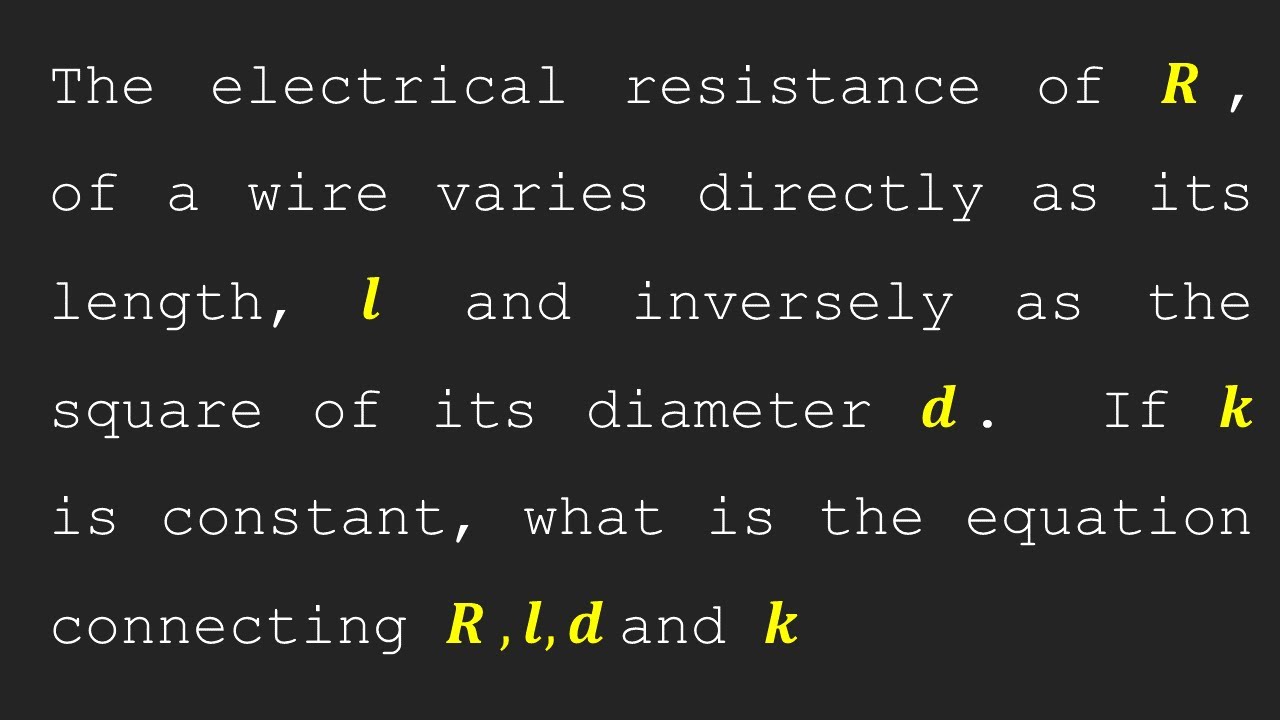 Variations | Likely Examination Questions | Maths Center - YouTube